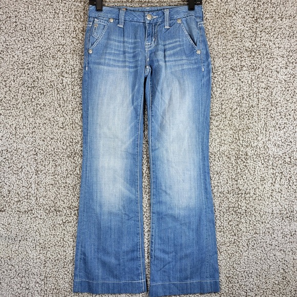 Miss Me | Jeans | Miss Me Jeans Womens Size 25 Light Wash Wide Leg ...